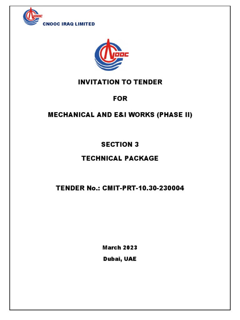 3.0. - 230004 - Section 3 - Itt - Technical Package | PDF ...
