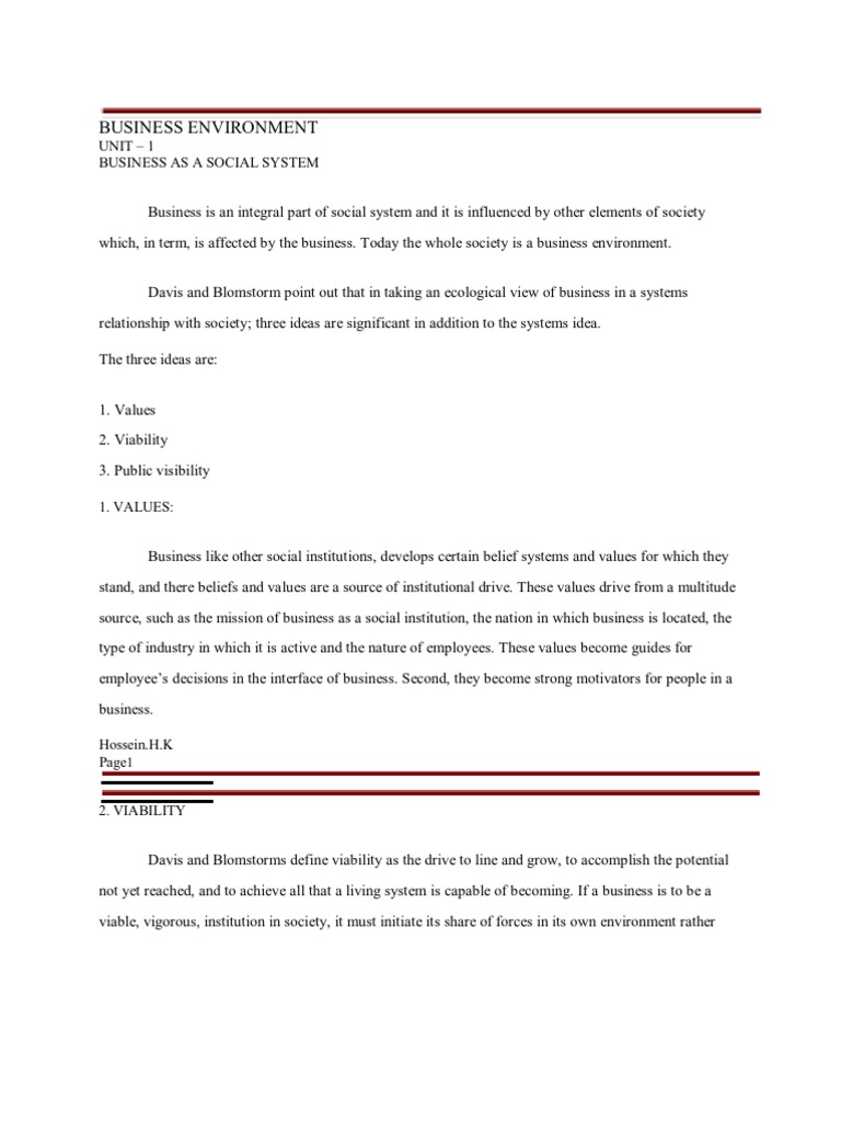 Business Environment | PDF