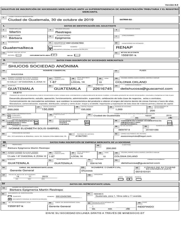 Formulario Sociedades | PDF | Impuestos | Business