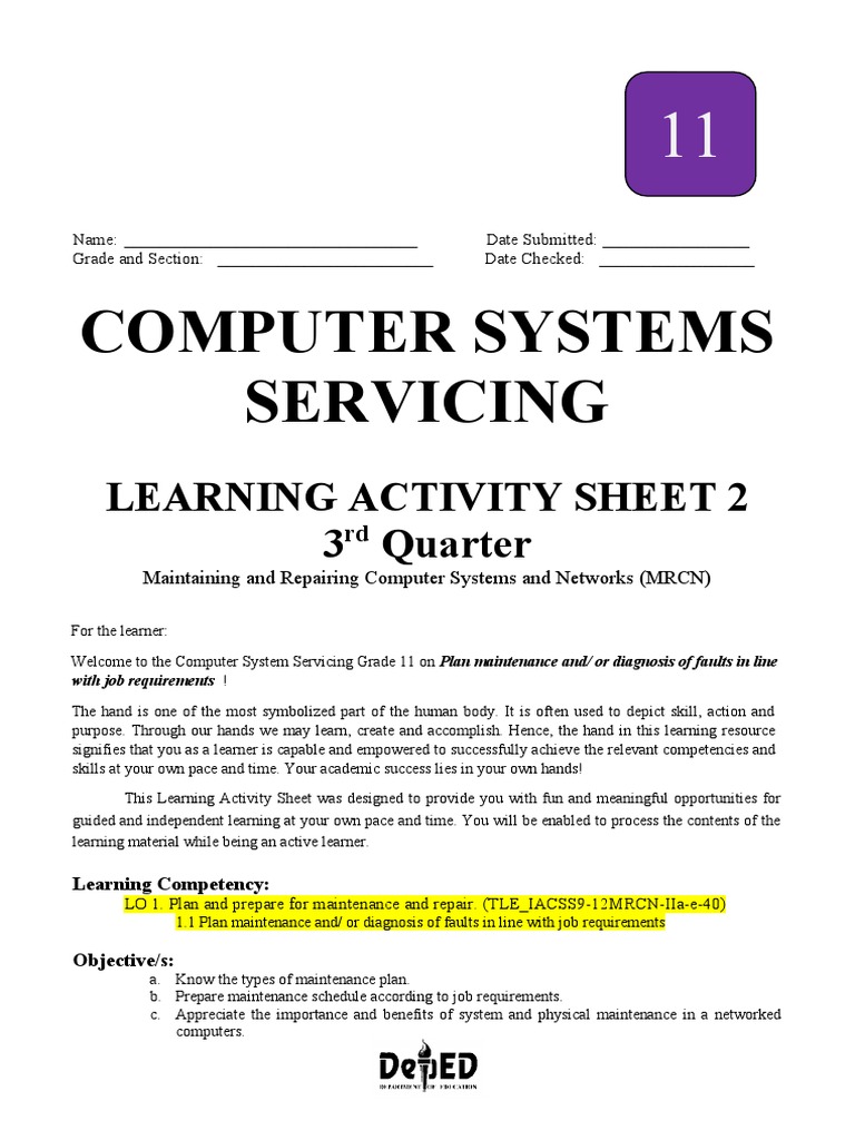 Q3-CSS11 - Las 2 | PDF | Server (Computing) | Antivirus Software