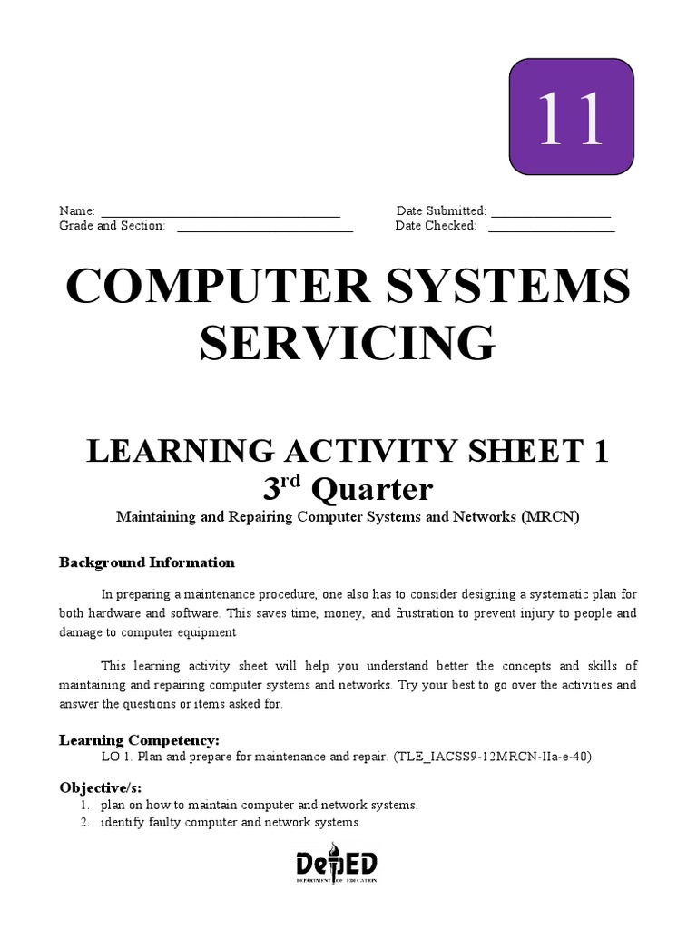 Q3-CSS11 - Las 1 | PDF | Computer Security | Security