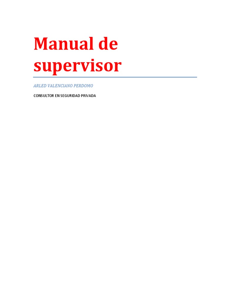 Cartilla Supervisor | PDF | Motocicleta | Calidad (comercial)
