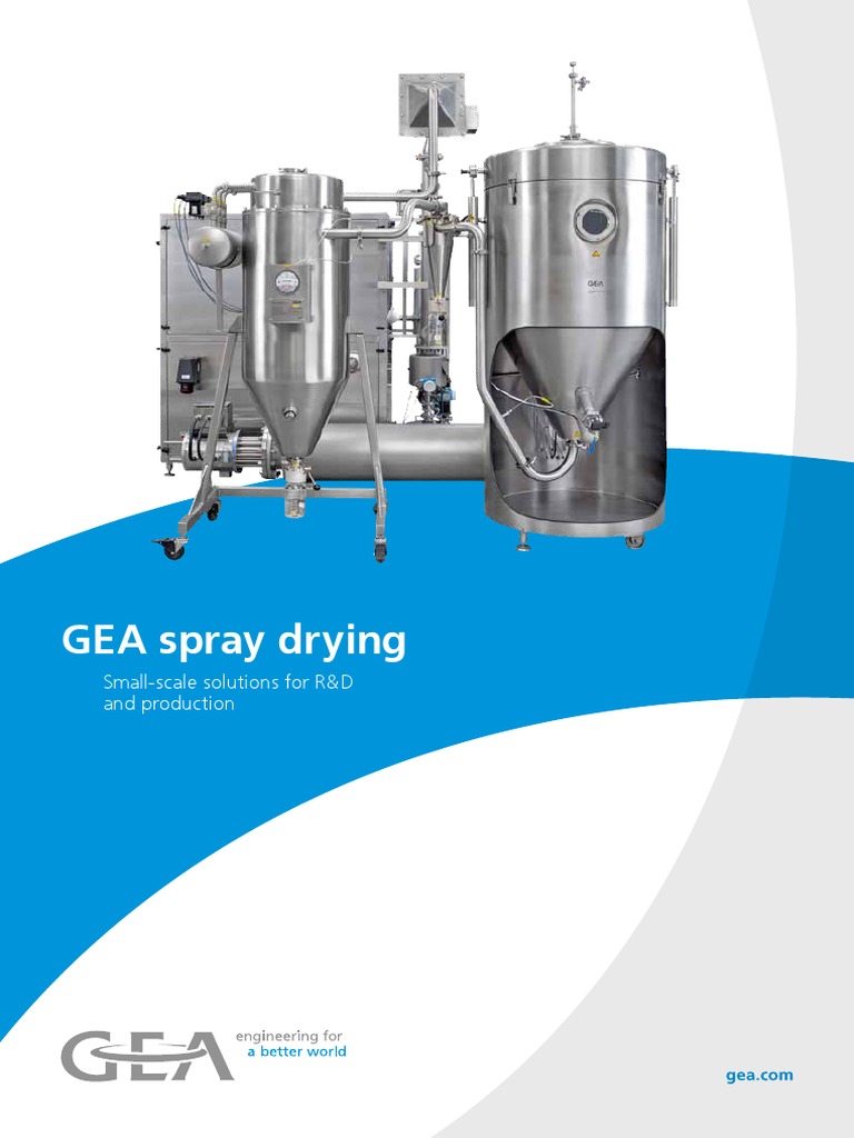 Spray Drying Small Scale Pilot Plants Gea - tcm11 34874 | PDF | Liquids ...