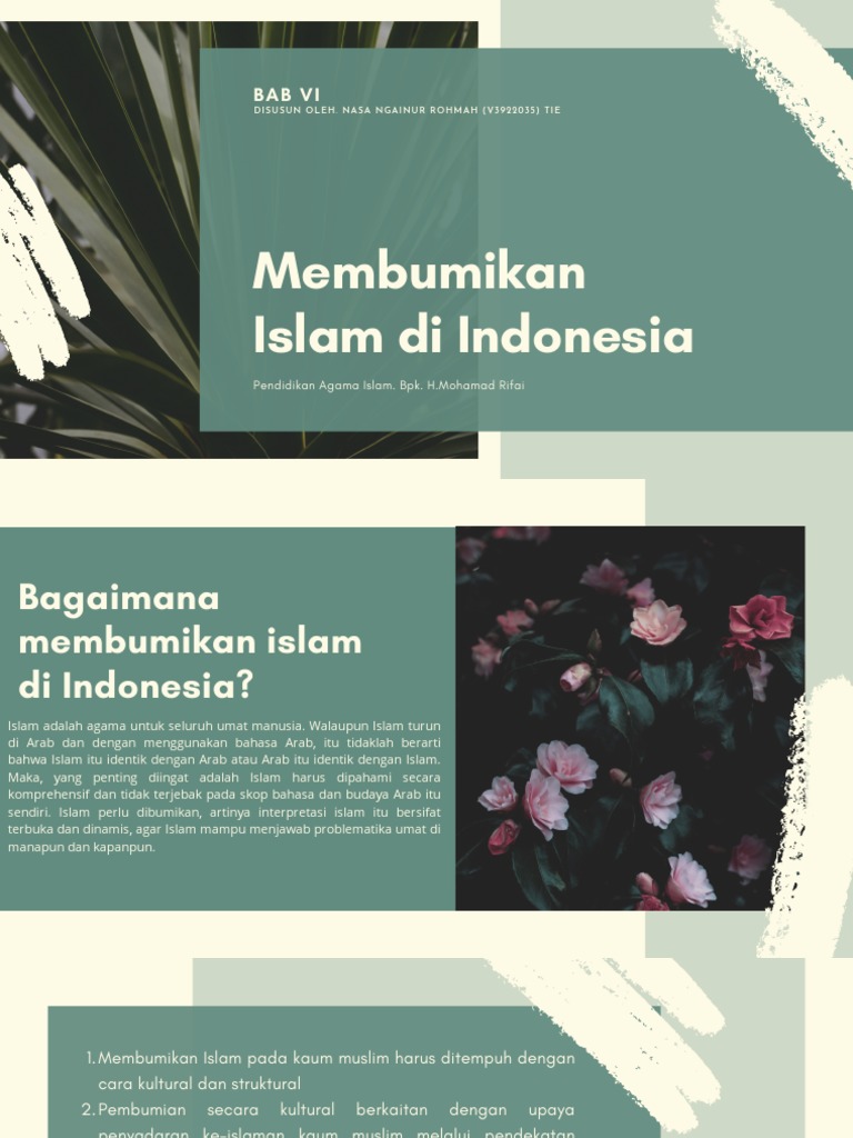 Membumikan Islam Di Indonesia | PDF