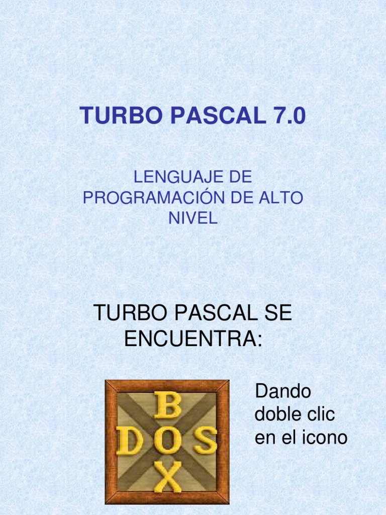Manual de Turbo Pascal 7 | PDF