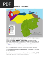 Biomas de Venezuela Mapa | PDF