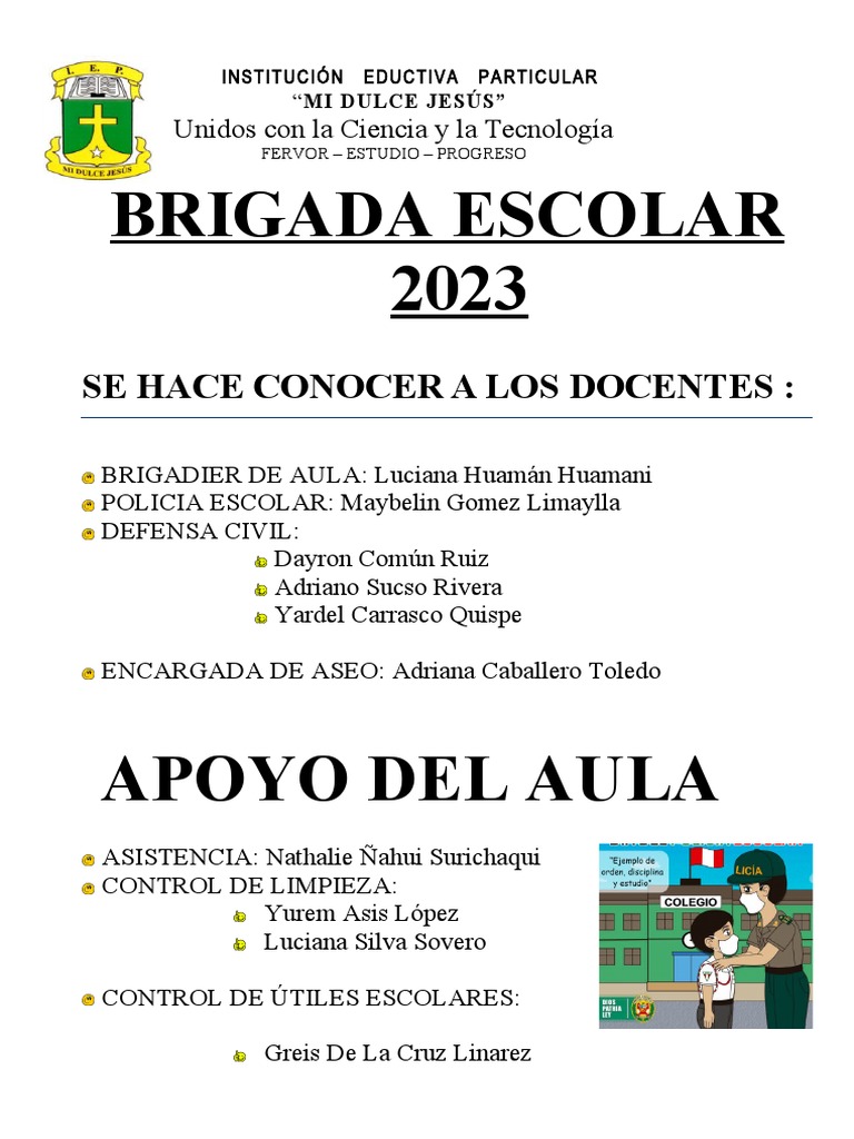 Brigada Escolar 2023 | PDF