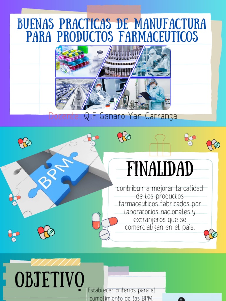 BUENAS PRACTICAS DE MANUFACTURA | PDF | Farmacéutico
