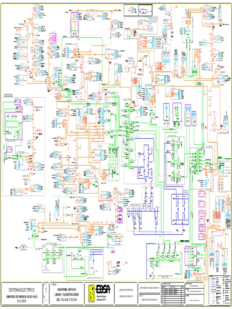 Diagrama Unifilar Ebsa 30 Dic 2021 V1 | PDF