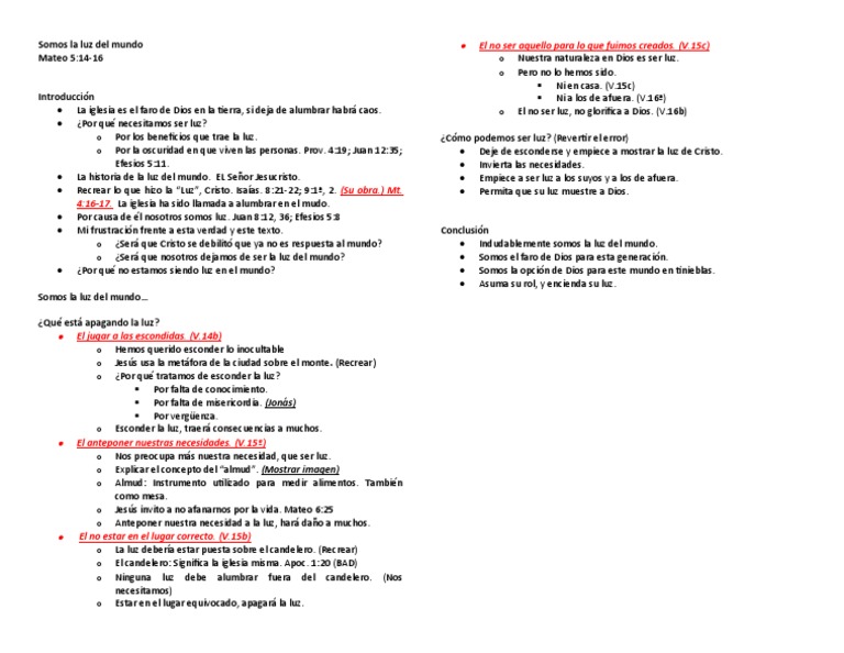 Somos La Luz Del Mundo | PDF | Teología | Creencia religiosa y doctrina