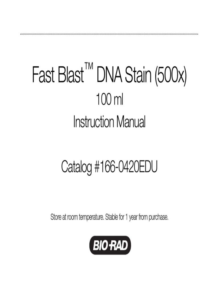 Fast Blast | PDF | Agarose Gel Electrophoresis | Gel Electrophoresis