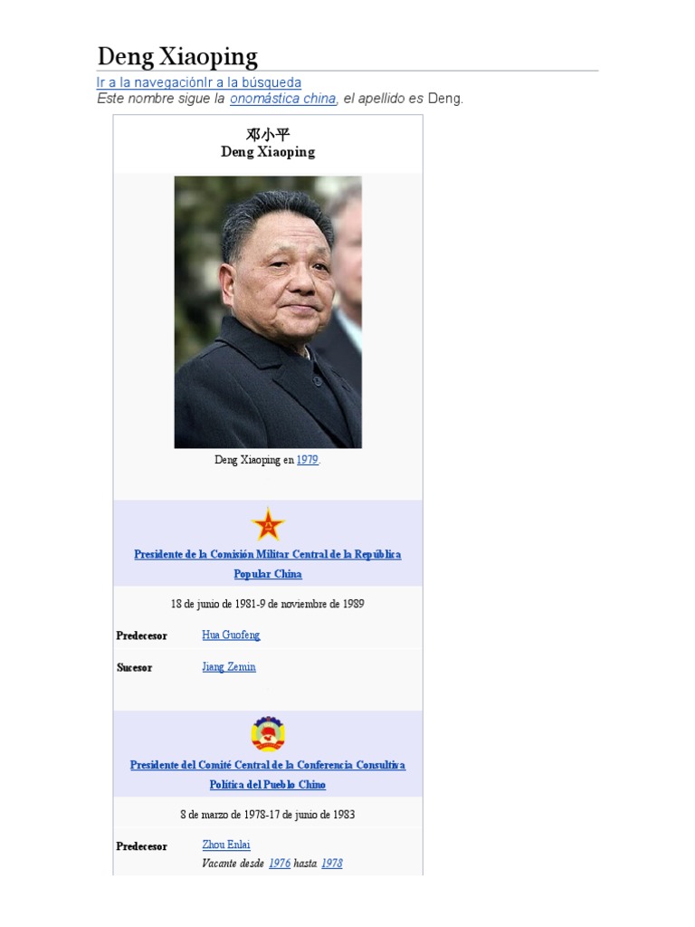 Deng Xiaoping | PDF | Deng Xiaoping | Mao Zedong