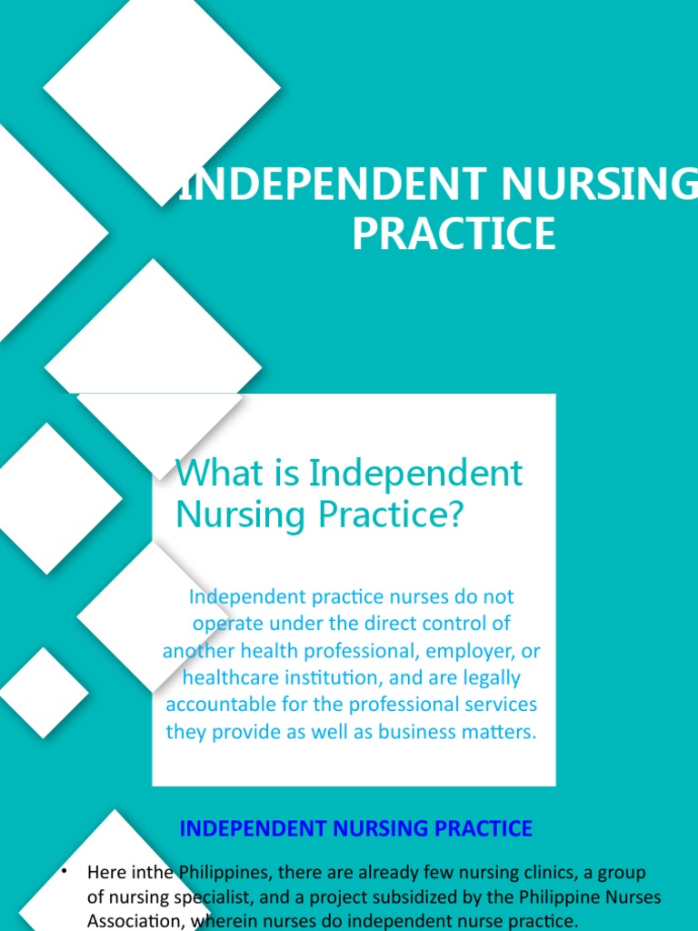 Independent Nursing Practice | PDF | Self-Improvement