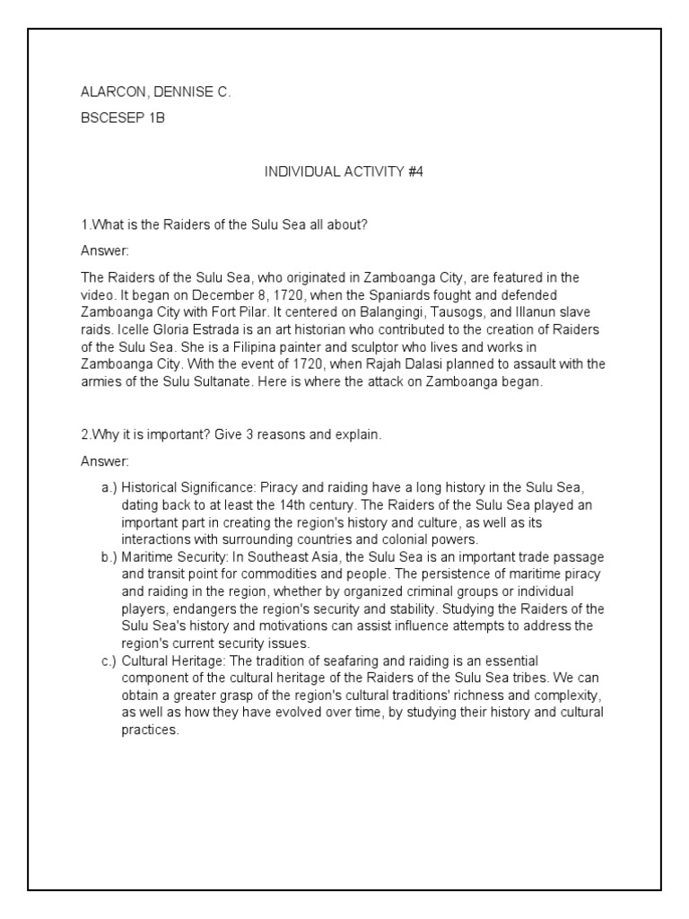 Individual Activity #4 - Alarcon | PDF | Piracy