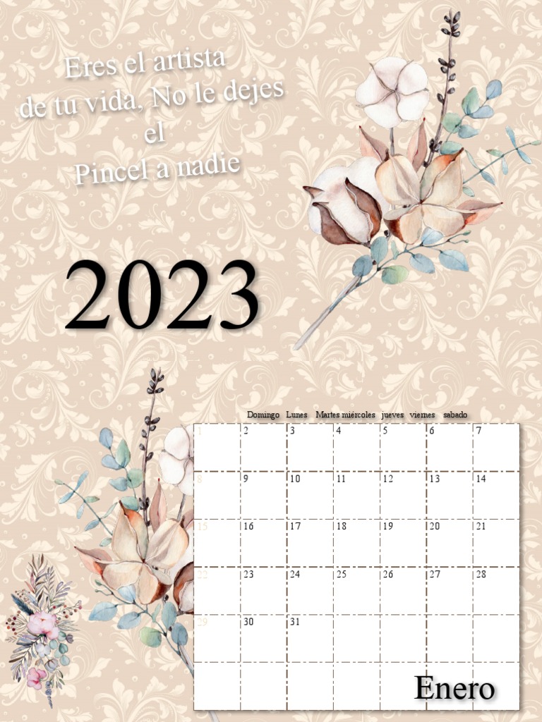 Calendario Hojas 1 | PDF