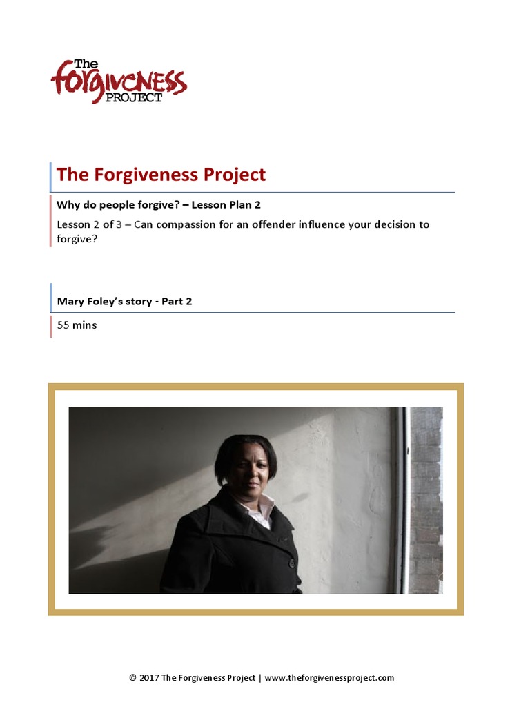 Why Do People Forgive Lesson 2 Plan | PDF | Forgiveness | Compassion