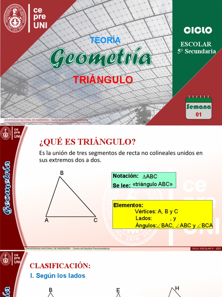 Ejercicios de geometria | PDF | Triángulo | Geometría triangular