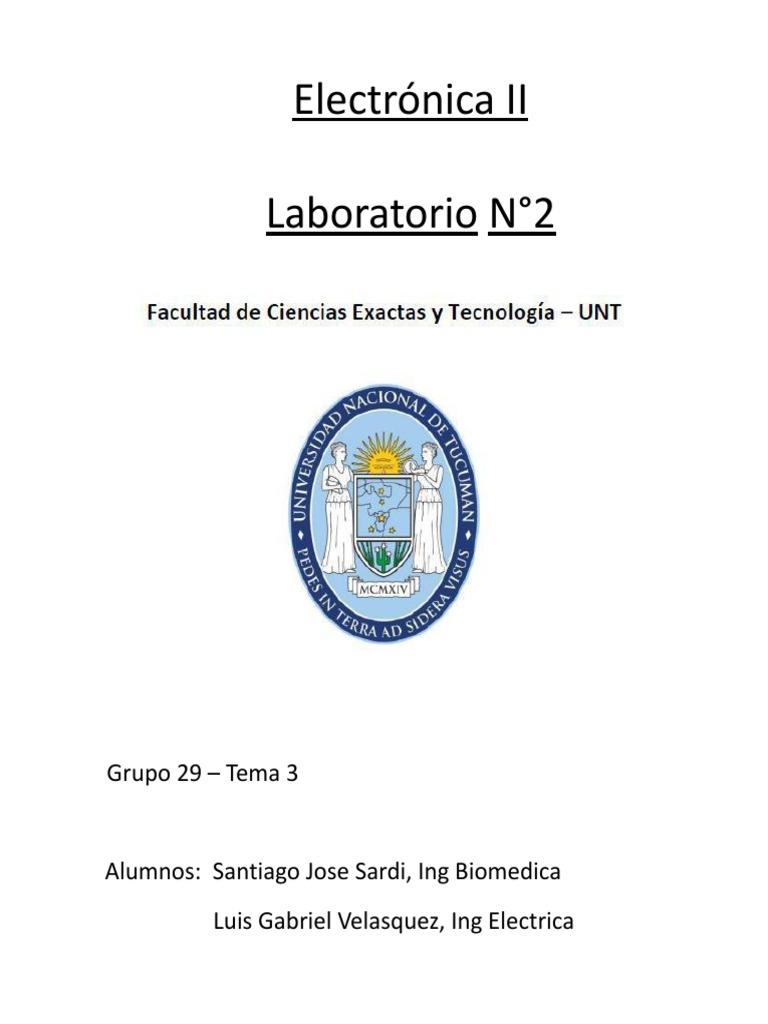 Informe de Laboratorio2 | PDF | Informática | Electricidad Informe de Laboratorio2 | PDF | Informática | Electricidad