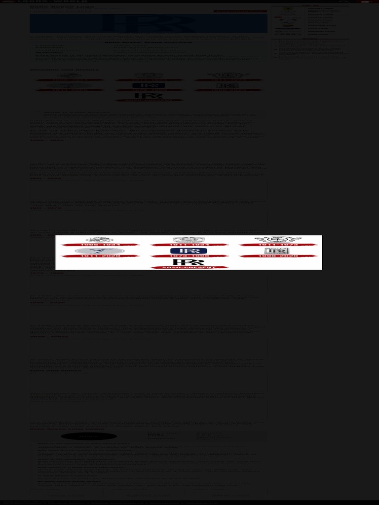 Rolls-Royce Logo, Symbol, Meaning, History, PNG, Brand | PDF ...