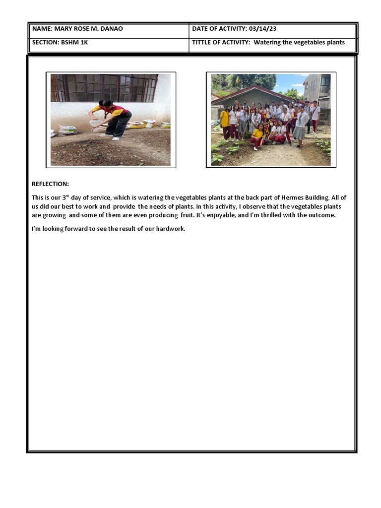 NSTP NARRATIVE REPORT Activity 3 | PDF | Home & Garden | Technology ...