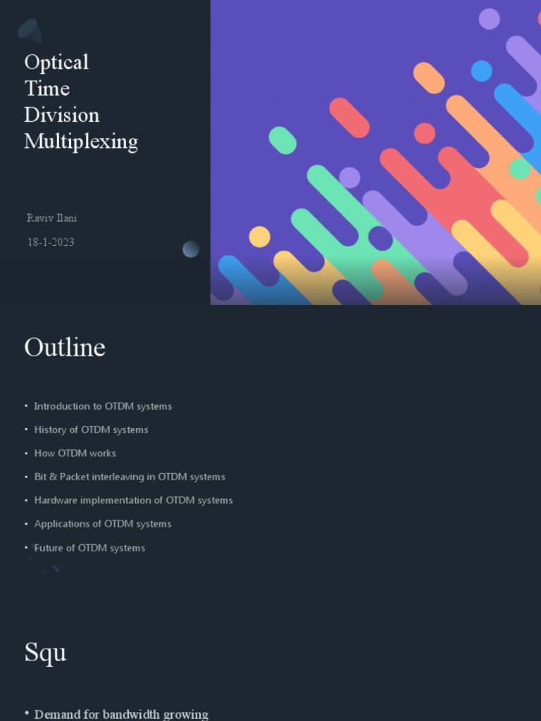 מצגת | PDF | Multiplexing | Telecommunications