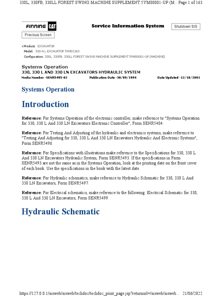 Systems Operation: Shutdown SIS Previous Screen | PDF | Valve | Pump