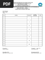 Format LJK Ujian Sekolah SD | PDF