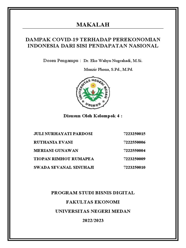 Makalah Case Method Eko Makro Kel 4 | PDF