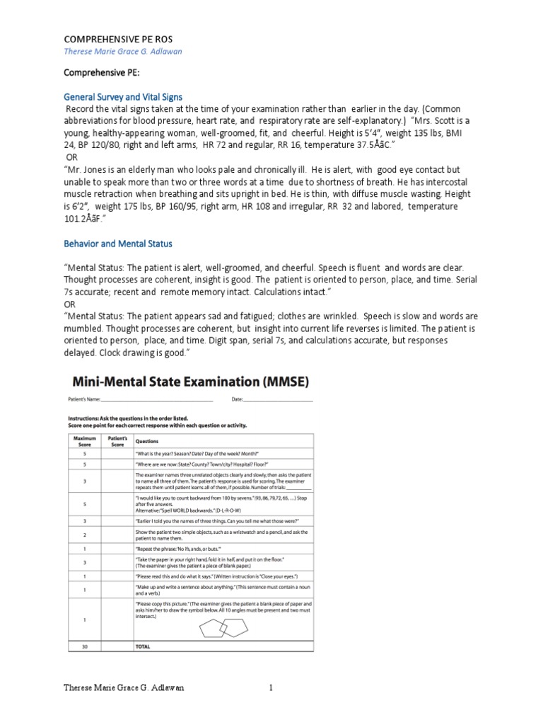 Compre PE and ROS | PDF | Knee | Rectum