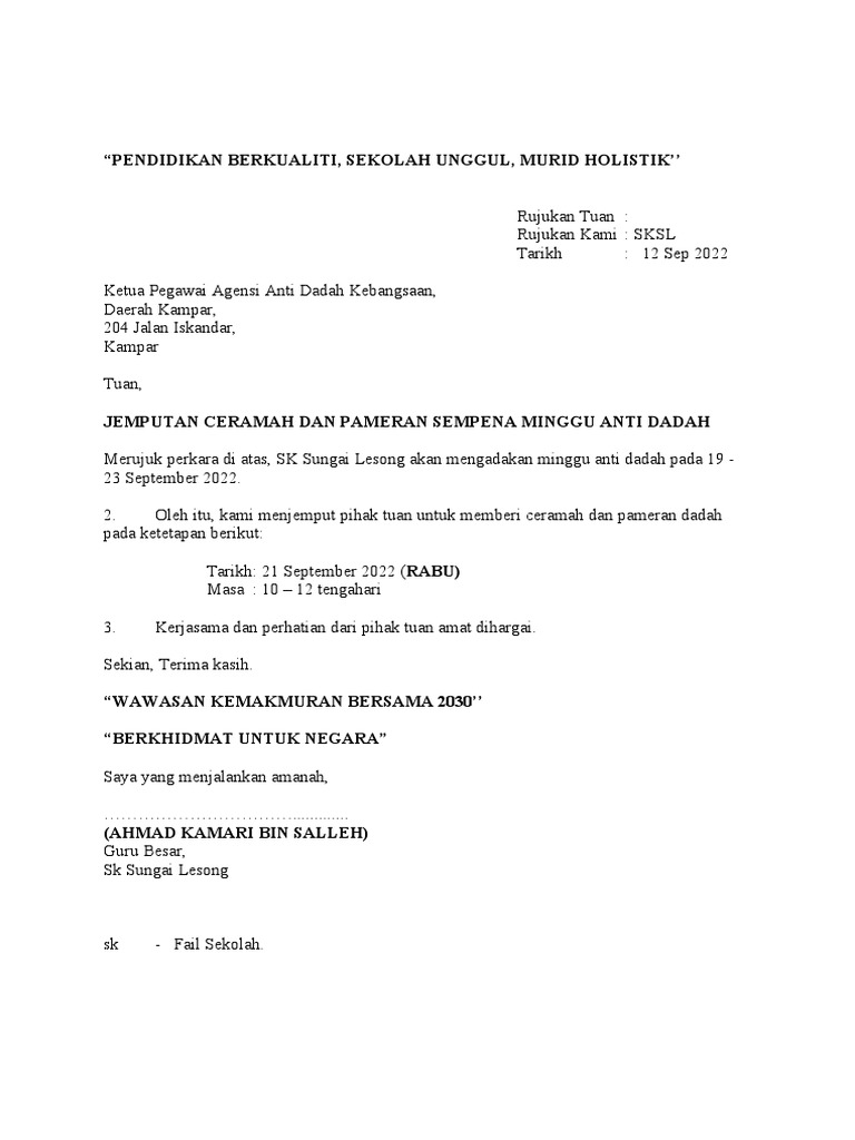 Surat Panggilan Aadk Pdf