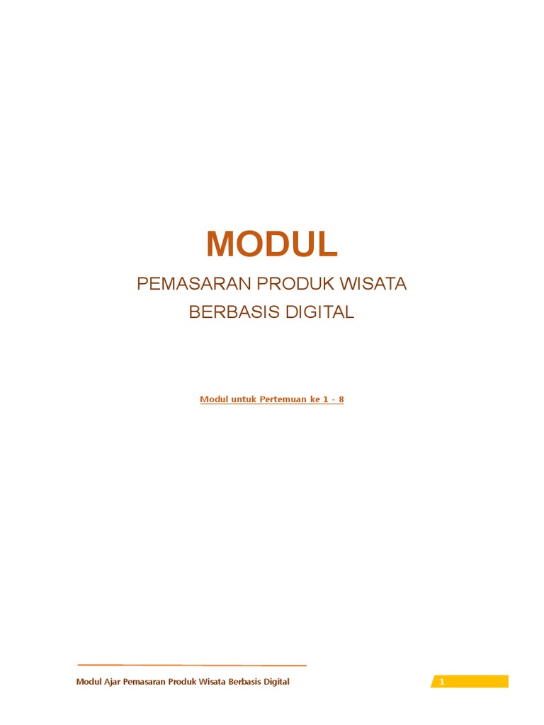 Modul TP 1. Pertemuan 1 - 10 | PDF
