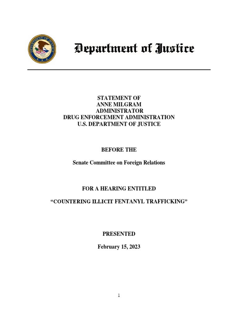 Milgram Testimony | PDF | Sinaloa Cartel | Illegal Drug Trade