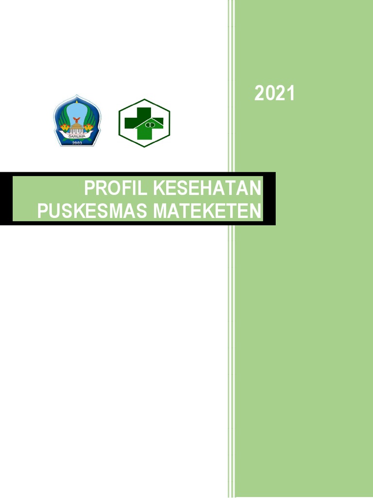 Cover Profil Puskesmas Mateketen | PDF