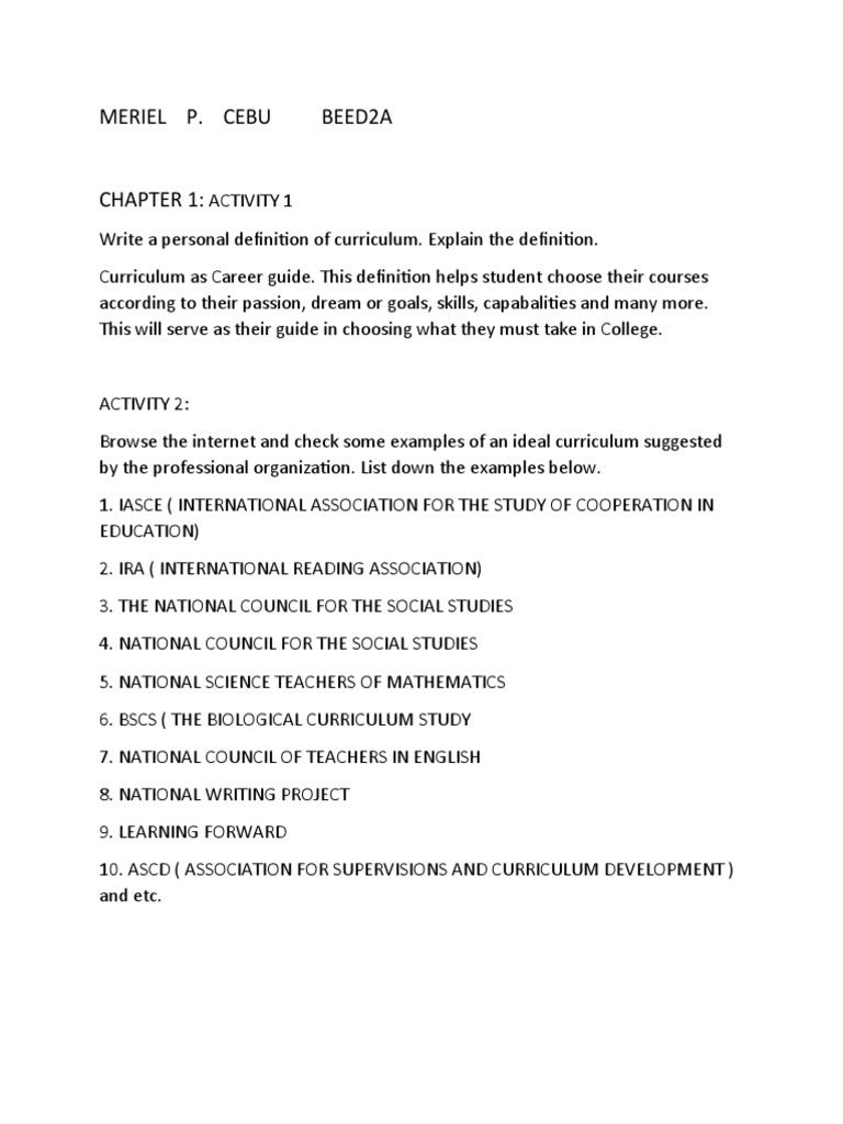 Profed 5 | PDF | Curriculum | Teachers