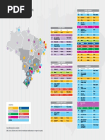 Mapa Distribuidoras de Energia Brasil | PDF | Empresas | Energia elétrica