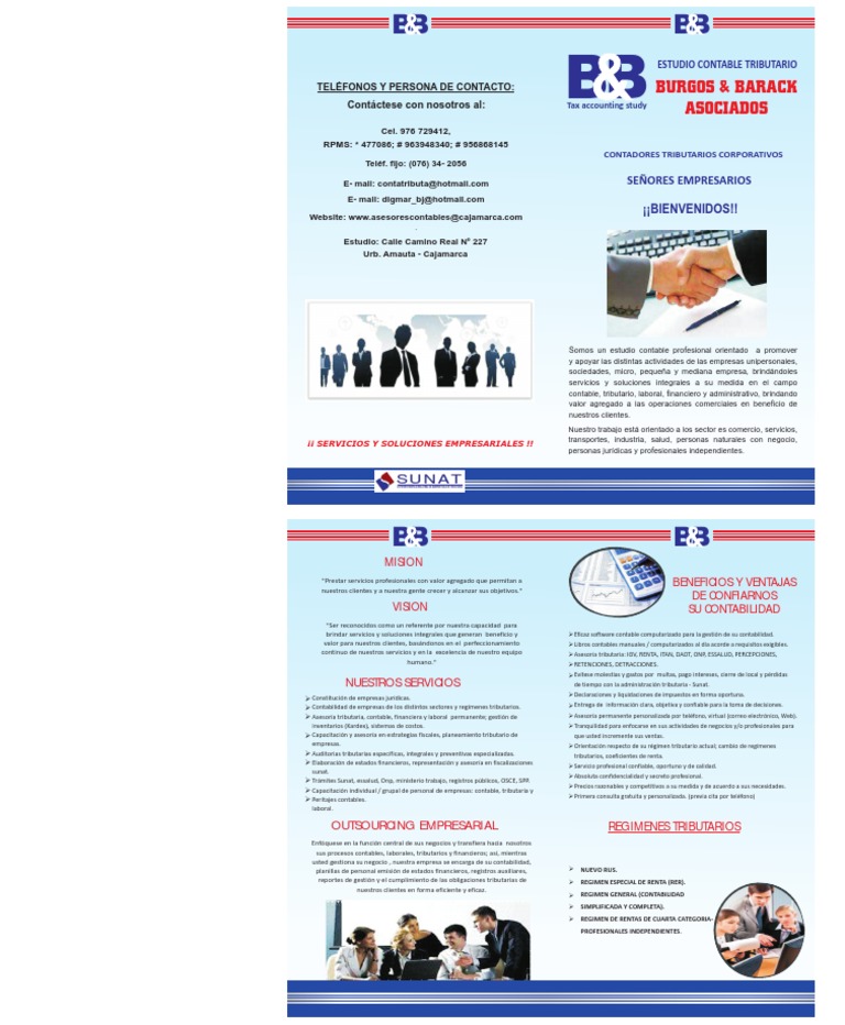 Modelo Diptico | PDF | Contabilidad | Estado financiero