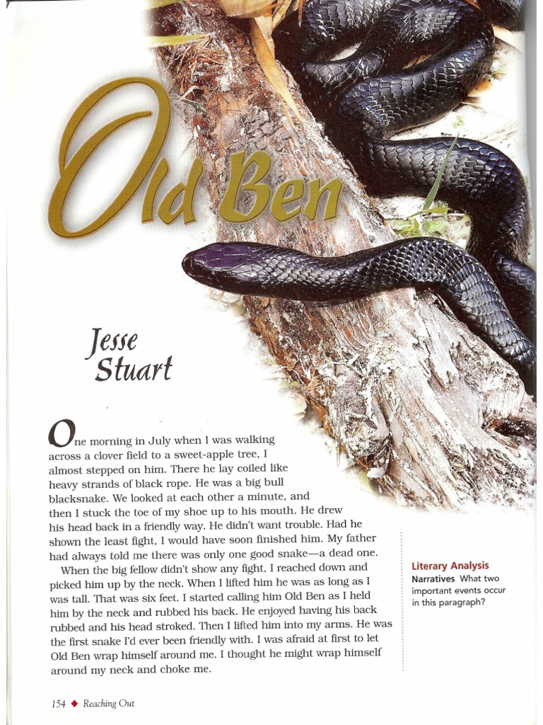 Old Ben - Jesse Stuart | PDF