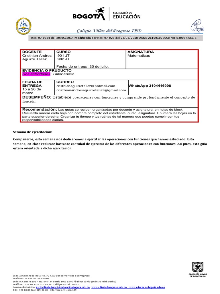 Matematicas Semana 23-24 | PDF | Telecomunicaciones | Equipo de ... Matematicas Semana 23-24 | PDF | Telecomunicaciones | Equipo de ...