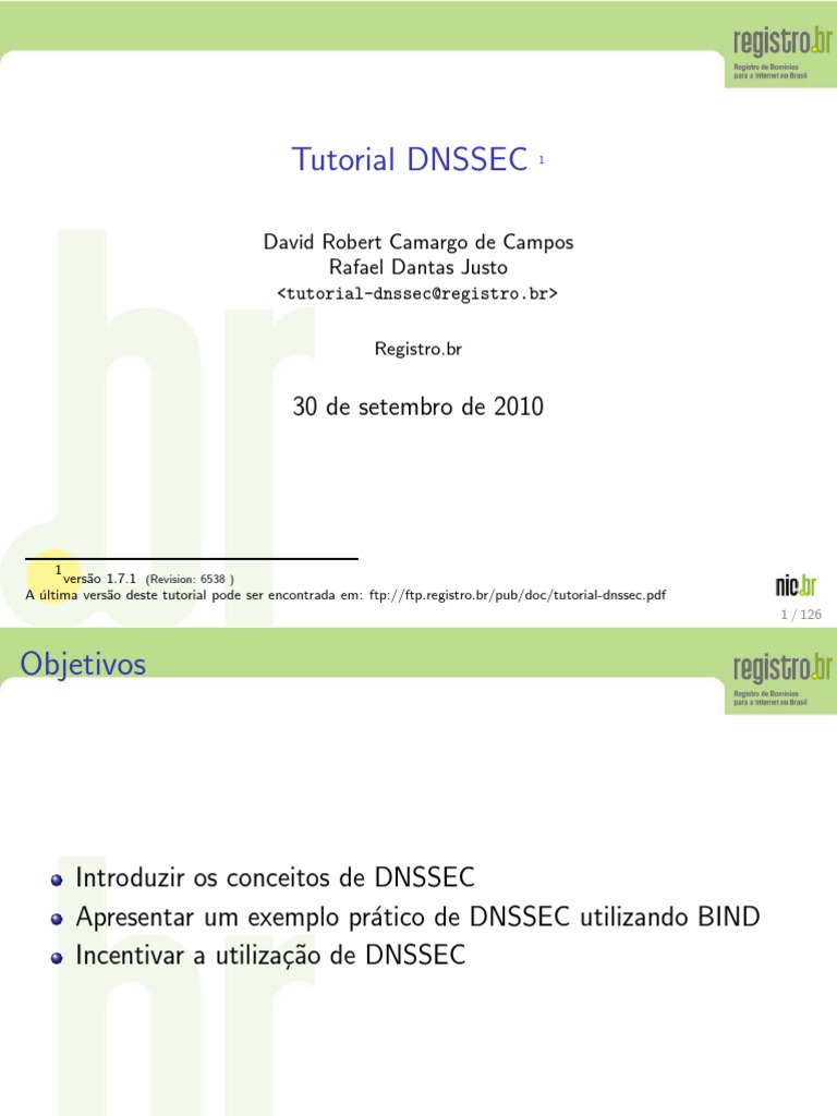 Tutorial Dnssec | PDF