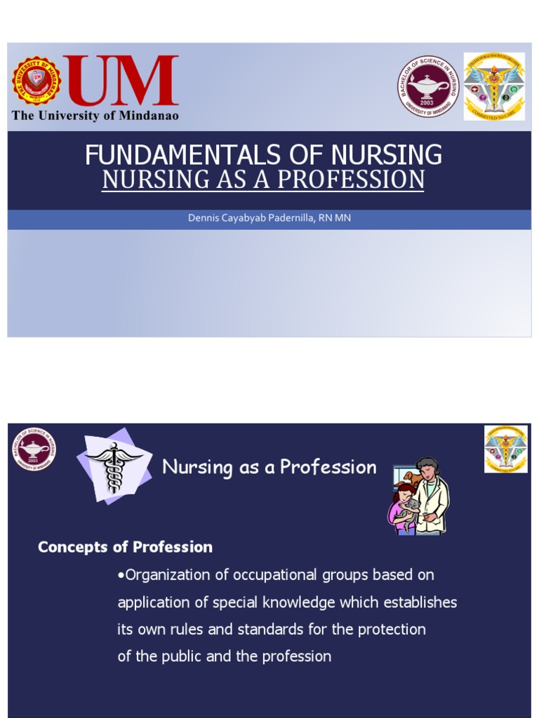Nursing as a Profession Overview | PDF | Nursing | Profession