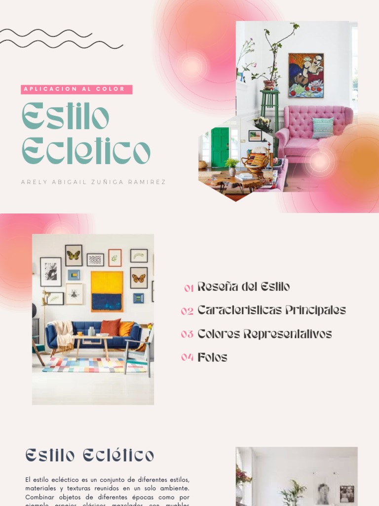 Estilo Ecletico - Arely Zuñiga | PDF | Color