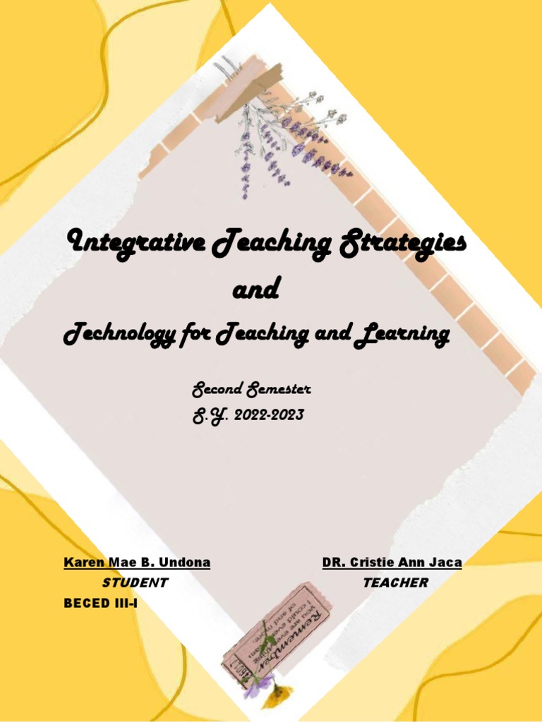 Integrative Teaching Strategies | PDF
