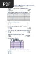Soal Pengolahan Data Kelas 5 | PDF
