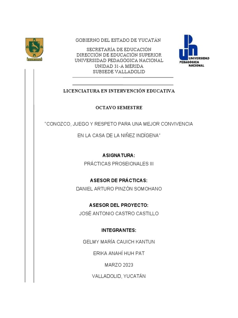 Plan De Practicas Profesionales Iii Pdf Evaluación Mediación