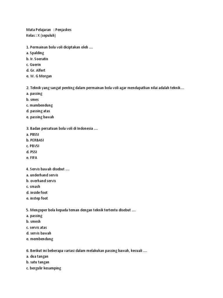 Soal UAS Kls 10 | PDF
