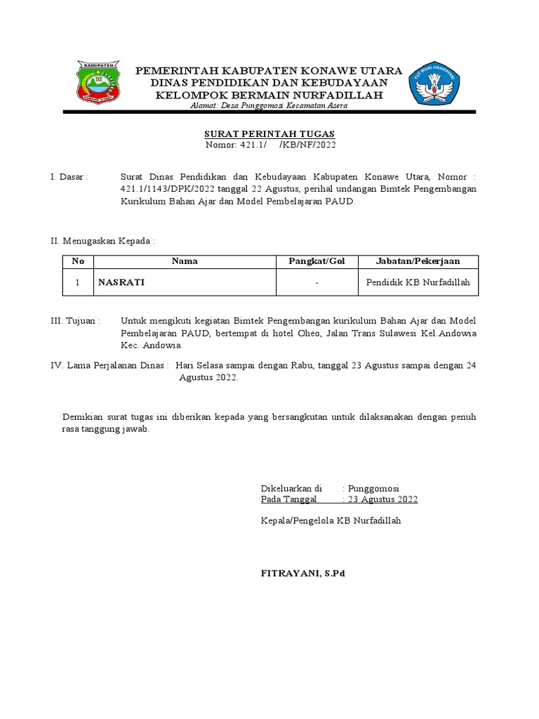 SPPD Dan SPT KB | PDF