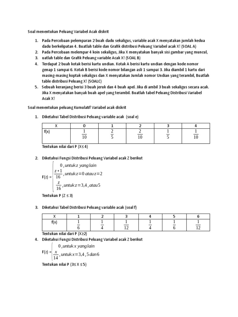 Soal dan Peluang Distribusi Binomial | PDF