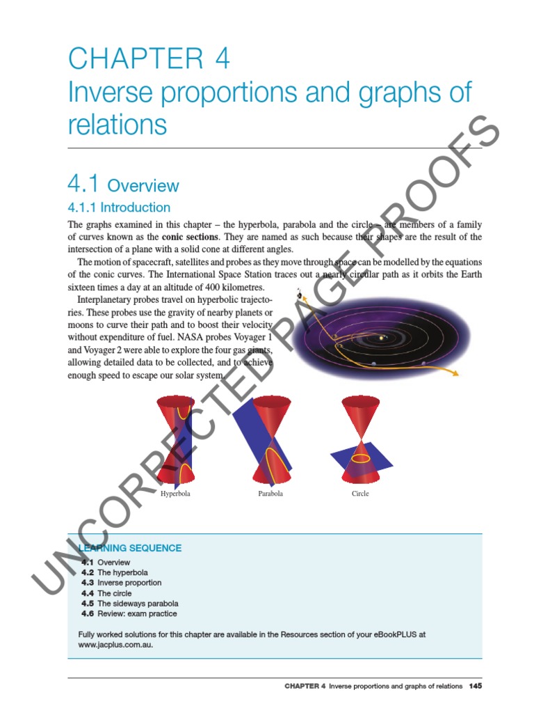 Proofs: Inverse Proportions and Graphs of Relations | PDF | Asymptote ...
