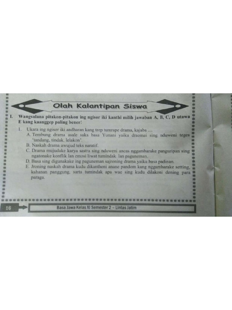 Lks Bahasa Jawa | PDF