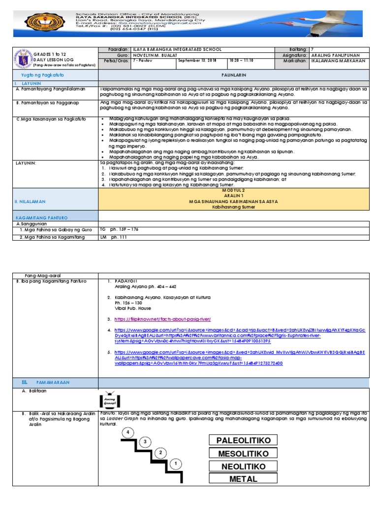 AP 7 Kabihasnang Sumer - Linangin | PDF